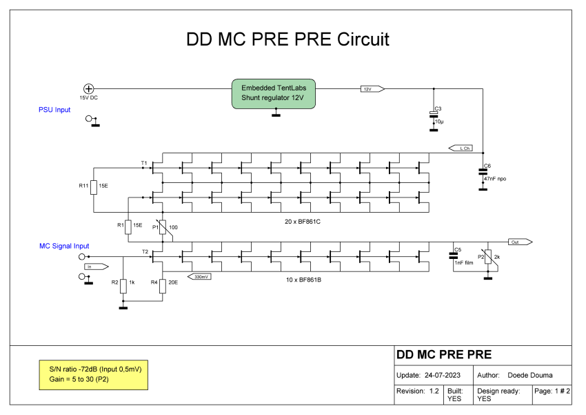 The DD Moving Coil PRE PRE Amplifier - DDDAC