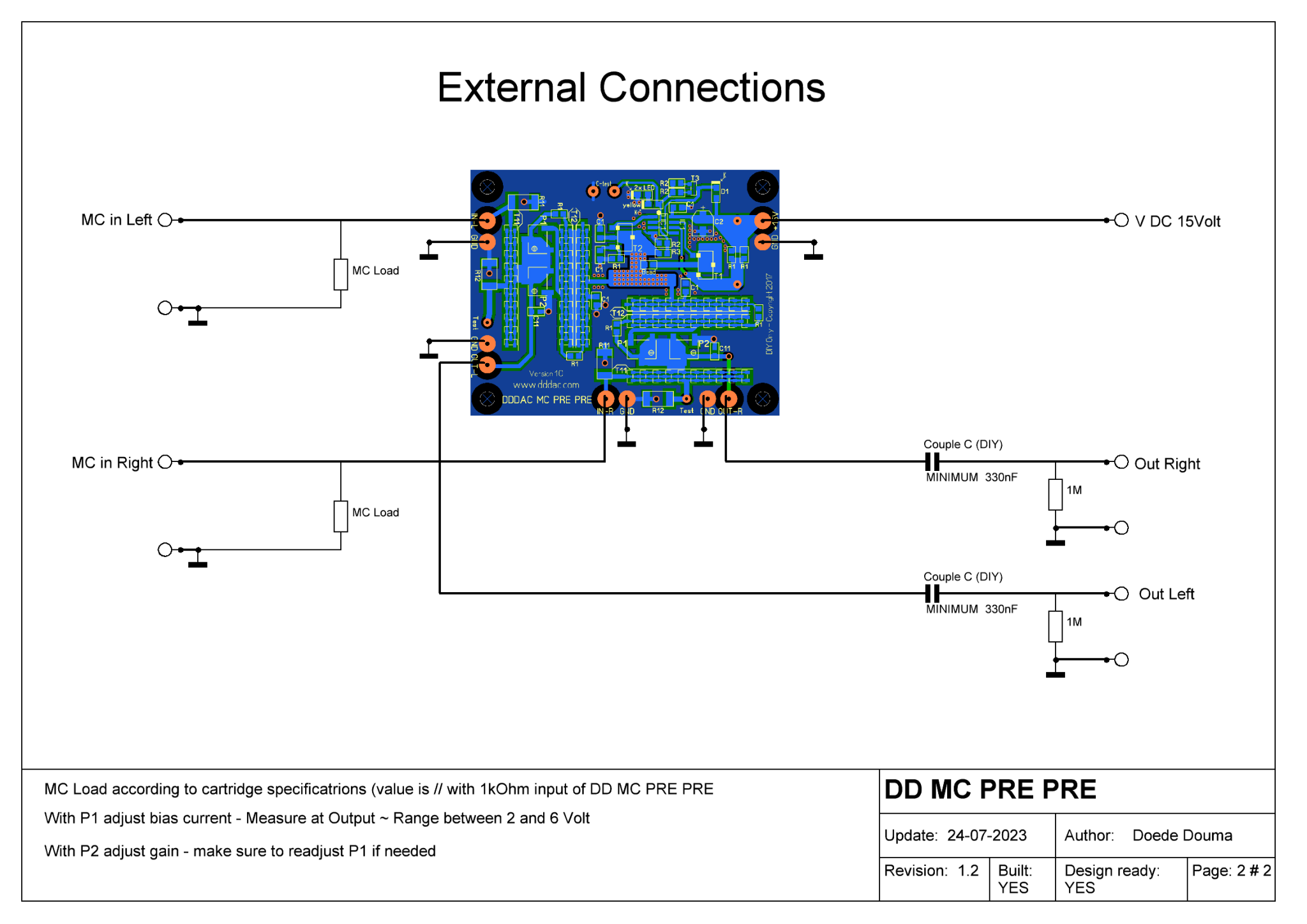 The DD Moving Coil PRE PRE Amplifier - DDDAC